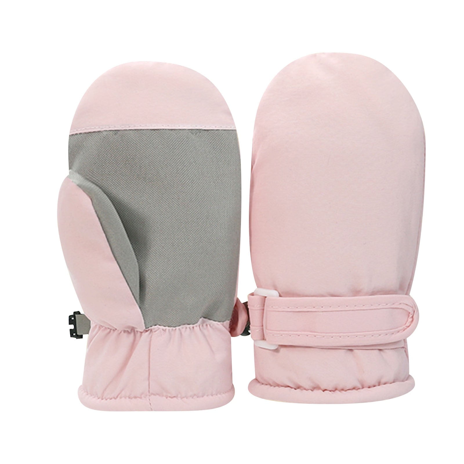 EnJoCho Kids' Adjustable Wrist Snow Mittens Snowman Building Gloves For ...