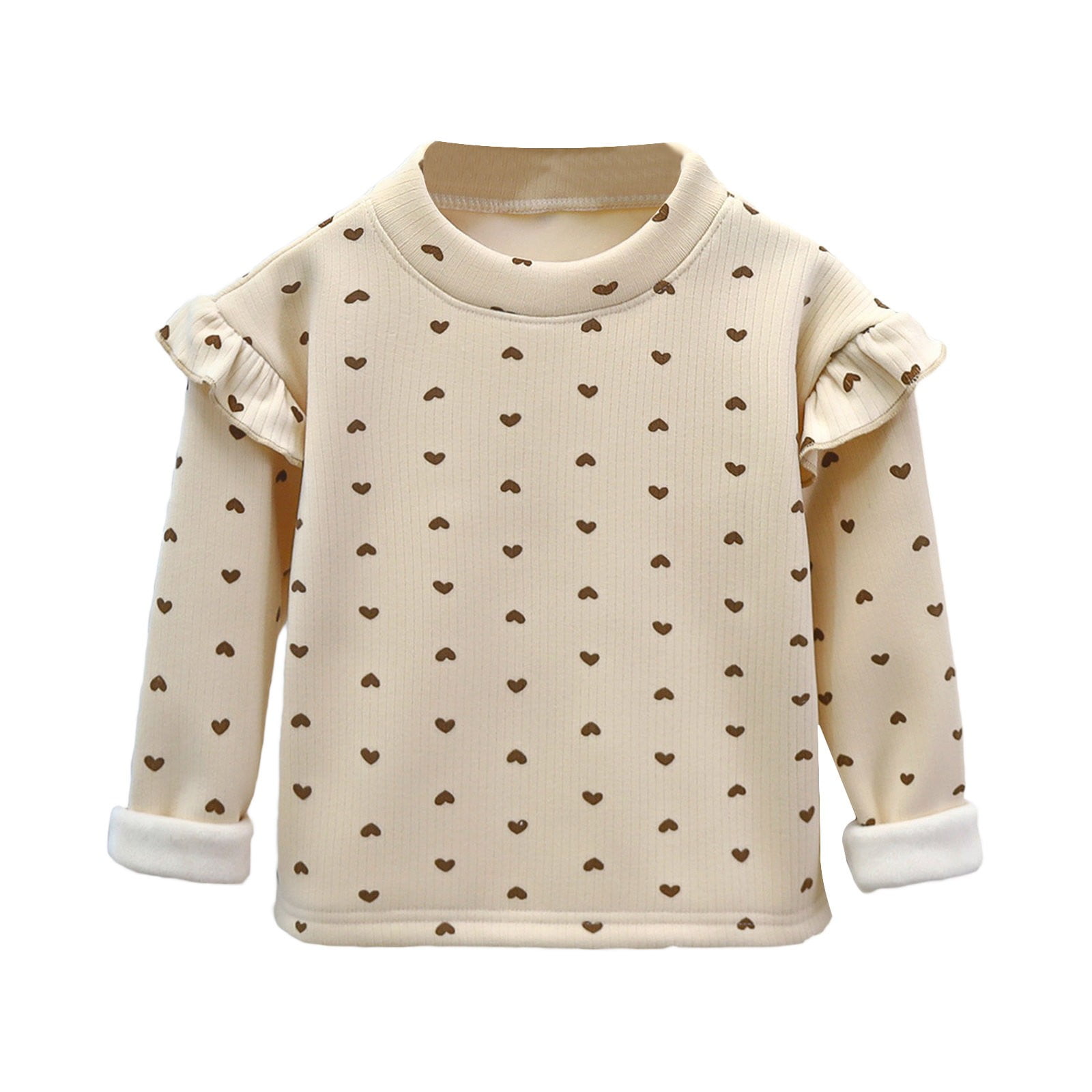 EnJoCho Kids Birthday Blouse Toddler Girls Polka Dot Ruffles Long ...