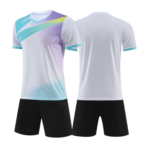 EnJoCho Kids Boys 2 Piece Quick-Dry Sport Set Short Sleeve Crewneck T ...