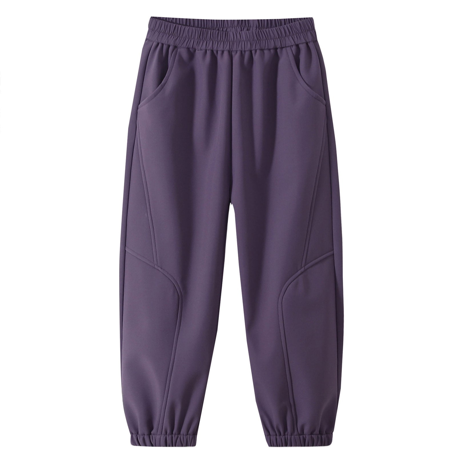 EnJoCho Kids Boys Girls Fleec𝖾 Lined Sweatpants Thermal Baggy Athletic ...