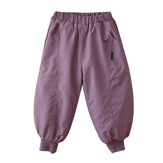 EnJoCho Kids Boys Girls Harem Snow Pants Thermal Insulated Ski Pants ...