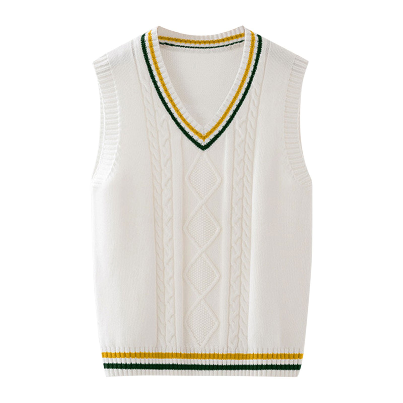 EnJoCho Kids Boys Girls V-Neck Knitted Sweaters Vest Sleeveless Tank ...