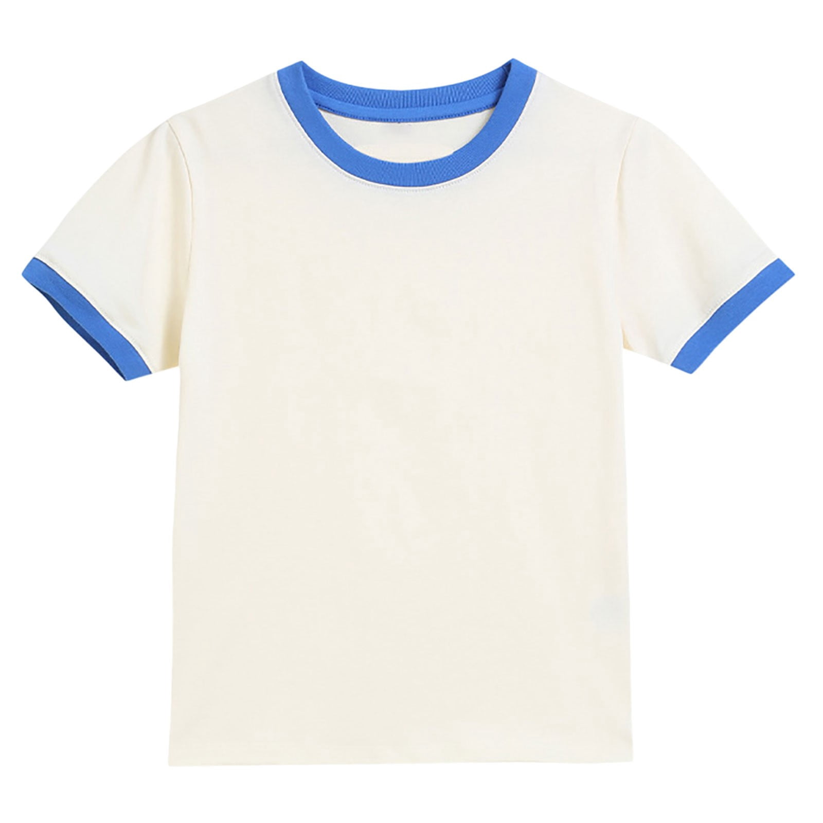 EnJoCho Kids Casual Active T-Shirt Cotton Round Neck Short Sleeve Basic ...