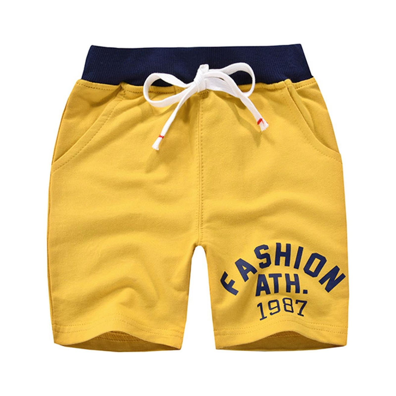 EnJoCho Kids Casual Sports Shorts Clothes Toddler Children Boys Pull On ...