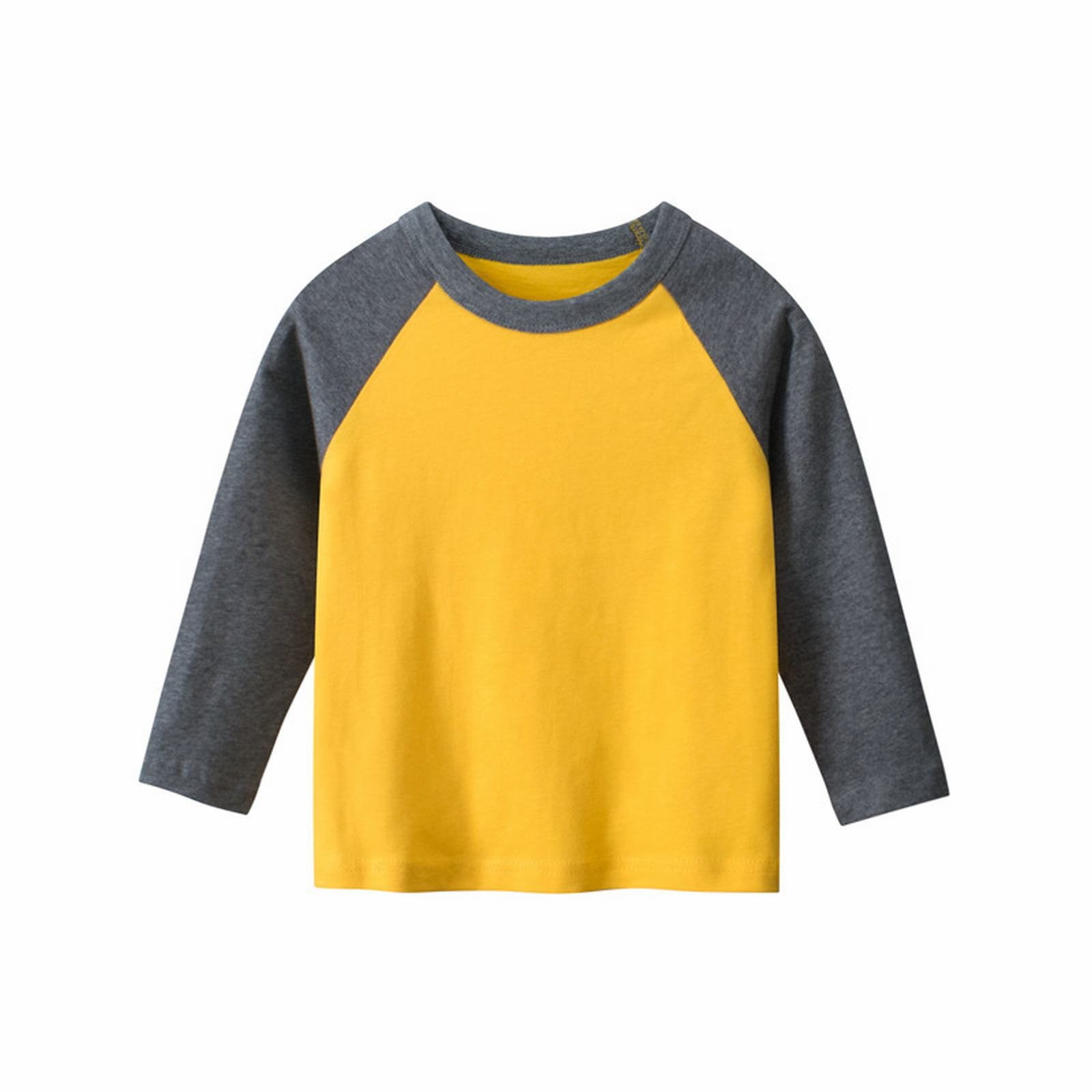 EnJoCho Kids Casual Tops Toddler Boy Girls Long Sleeve, Crewneck, T ...