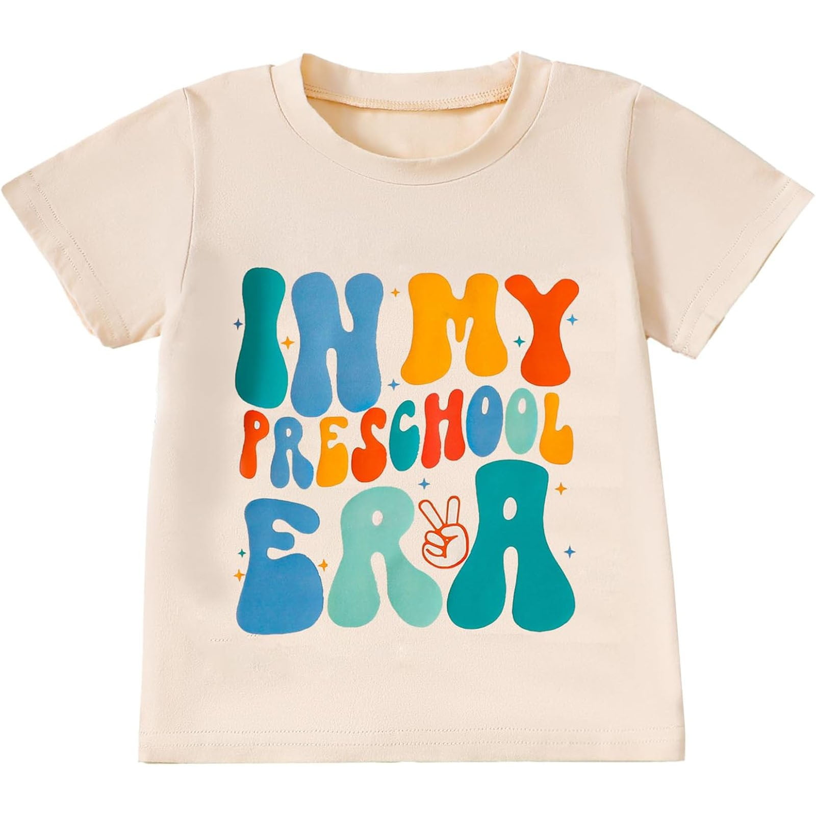 EnJoCho Kids Colorful Cotton T-Shirt Children'S Casual Top Kindergarten ...