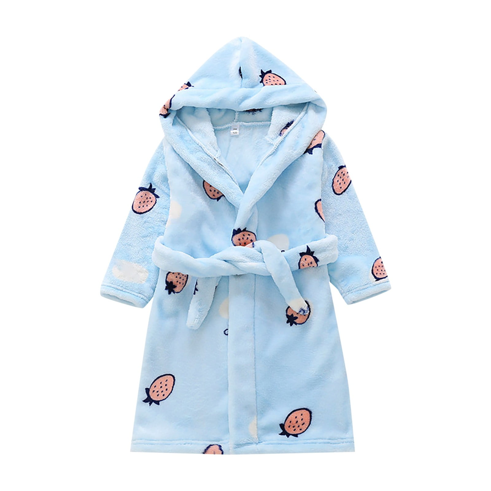 EnJoCho Kids Cute Indoor Bathrobe Toddler Boys Girls Green Fruit ...