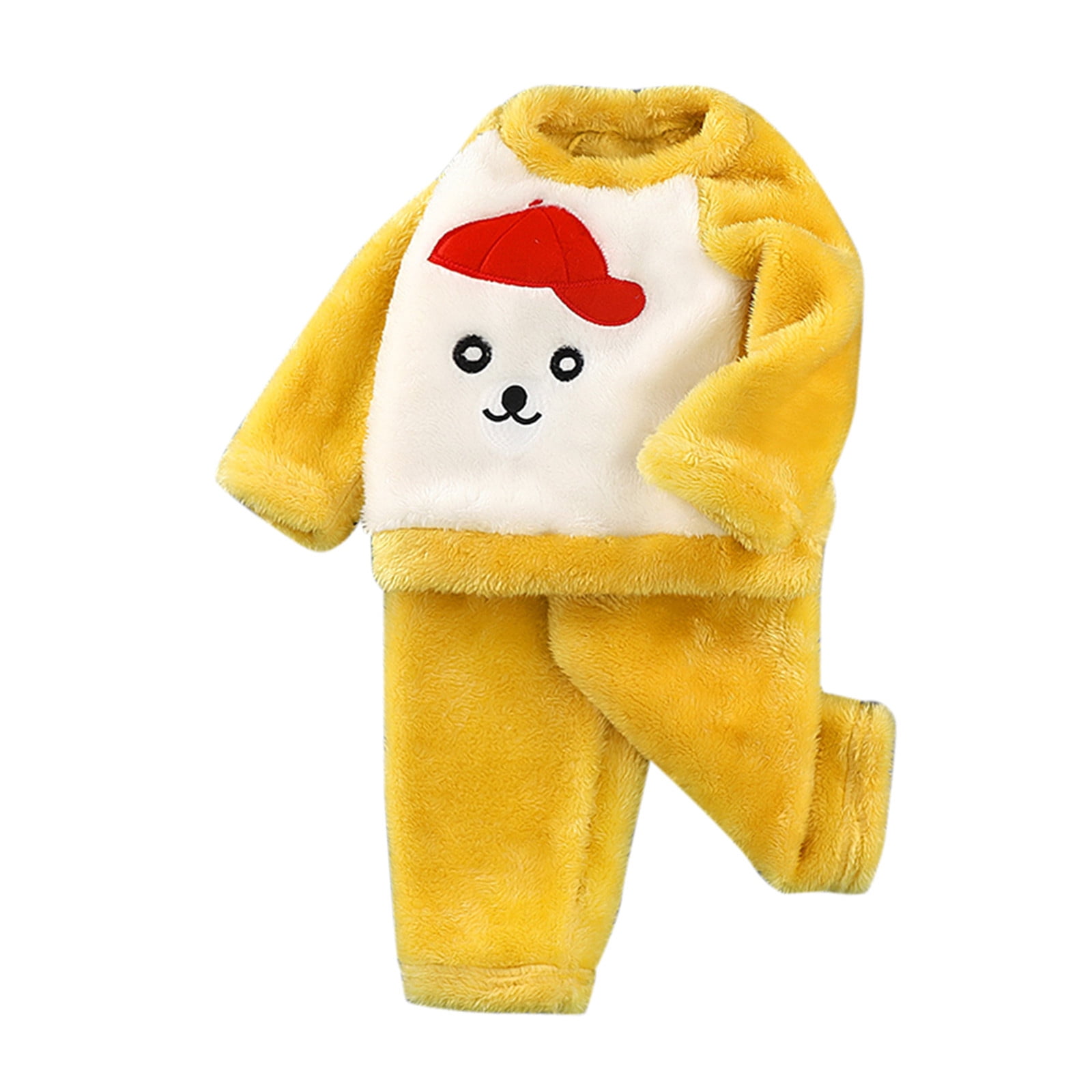 EnJoCho Kids Cute Indoor Wear Toddler Girls Boys Long Sleeve Cartoon Patchwork Tops Blouse PJS ...