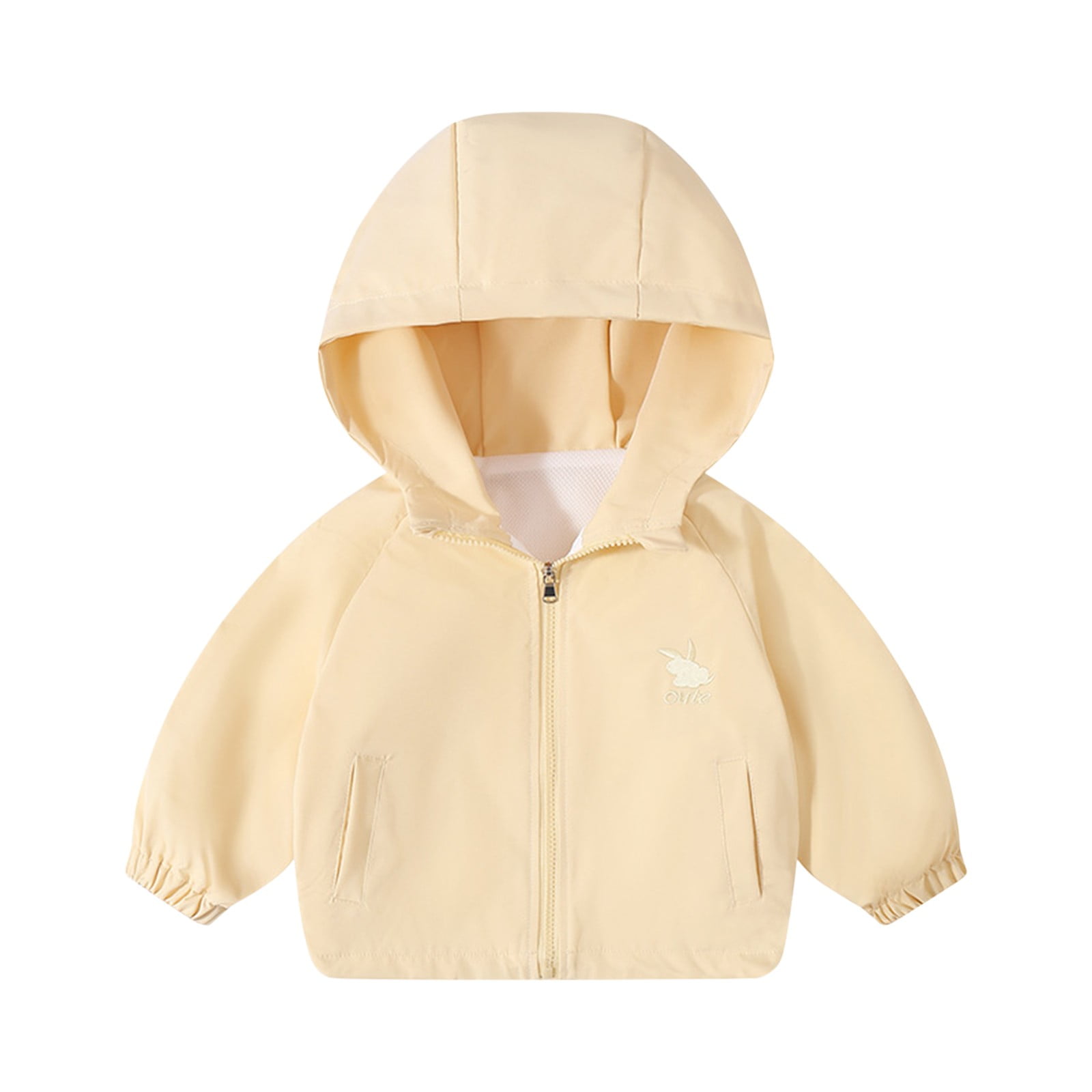 EnJoCho Kids Girls Boys Waterproo𝖿 Windbreaker Jacket Hooded Zip Up ...