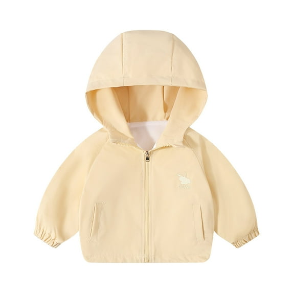 EnJoCho Kids Girls Boys Waterproo𝖿 Windbreaker Jacket Hooded Zip Up ...