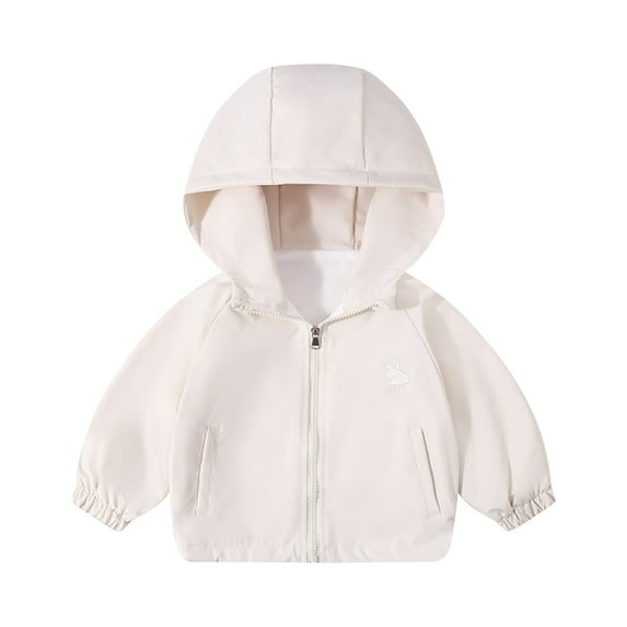 EnJoCho Kids Girls Boys Waterproo𝖿 Windbreaker Jacket Hooded Zip Up ...
