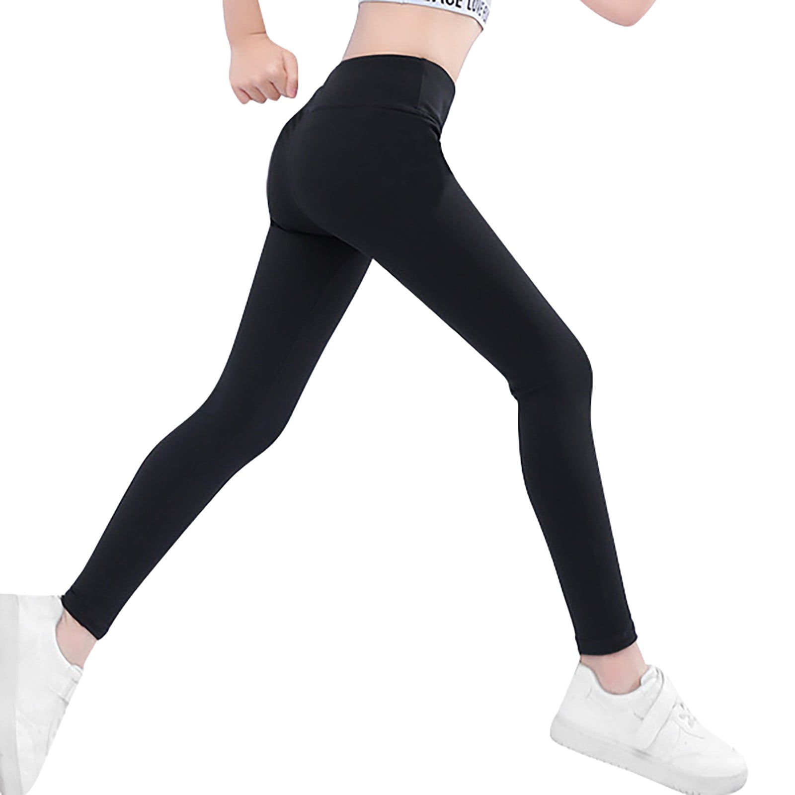 EnJoCho Kids Girls Leggings Spring Skinny Stretchy High Waist Ankle ...