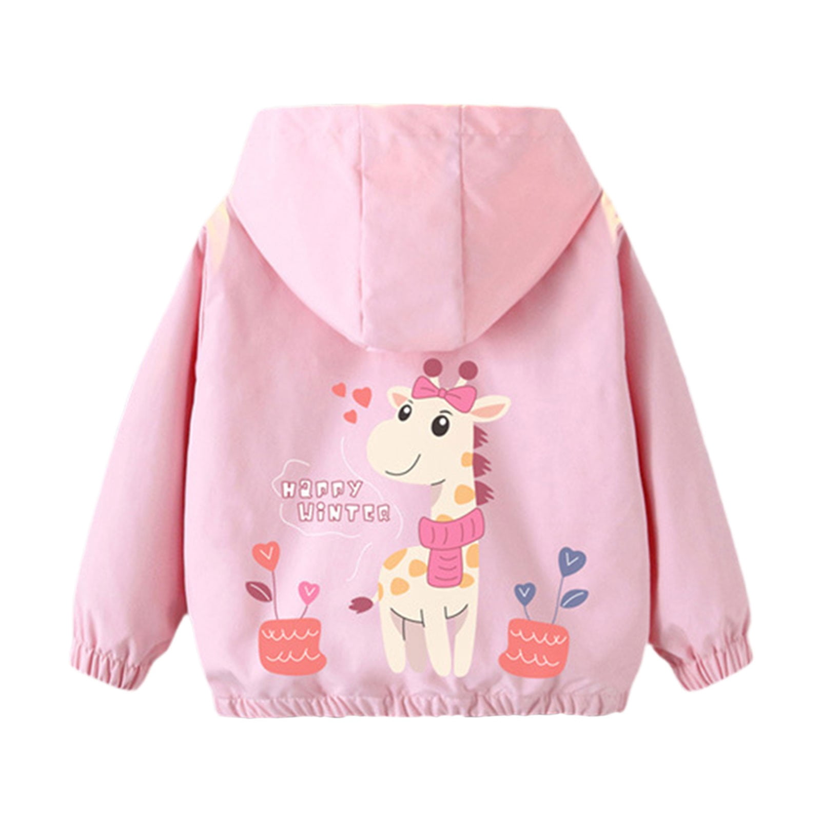 EnJoCho Kids Girls Lightweight Jacket Coats Long Sleeve Full Zip Up ...