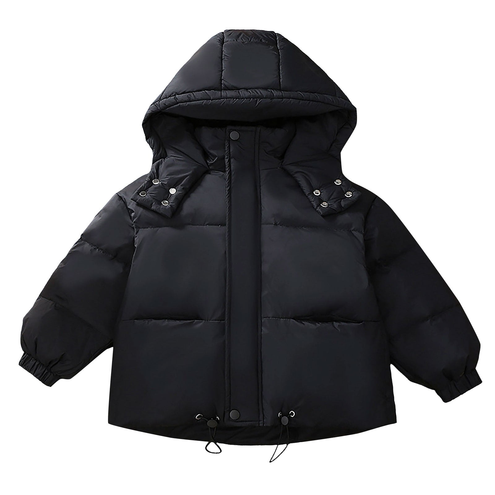 EnJoCho Kids Girls Winter Short Down Jacket Cotton Blend Warm Cold ...