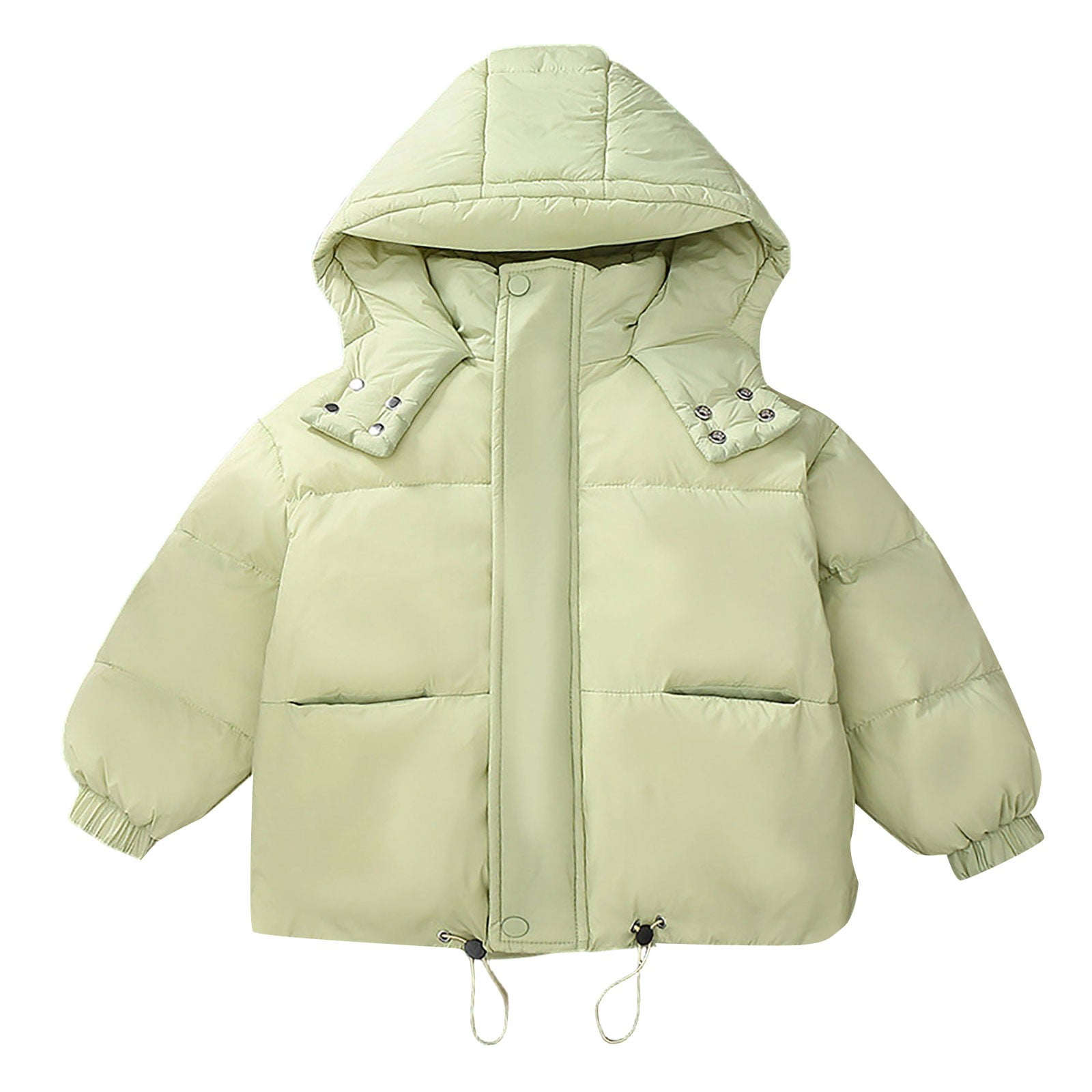 EnJoCho Kids Girls Winter Short Down Jacket Cotton Blend Warm Cold ...