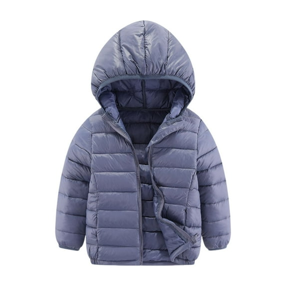 EnJoCho Kids Hooded Puffer Jacket for Boys Girls Lightweight Packable ...