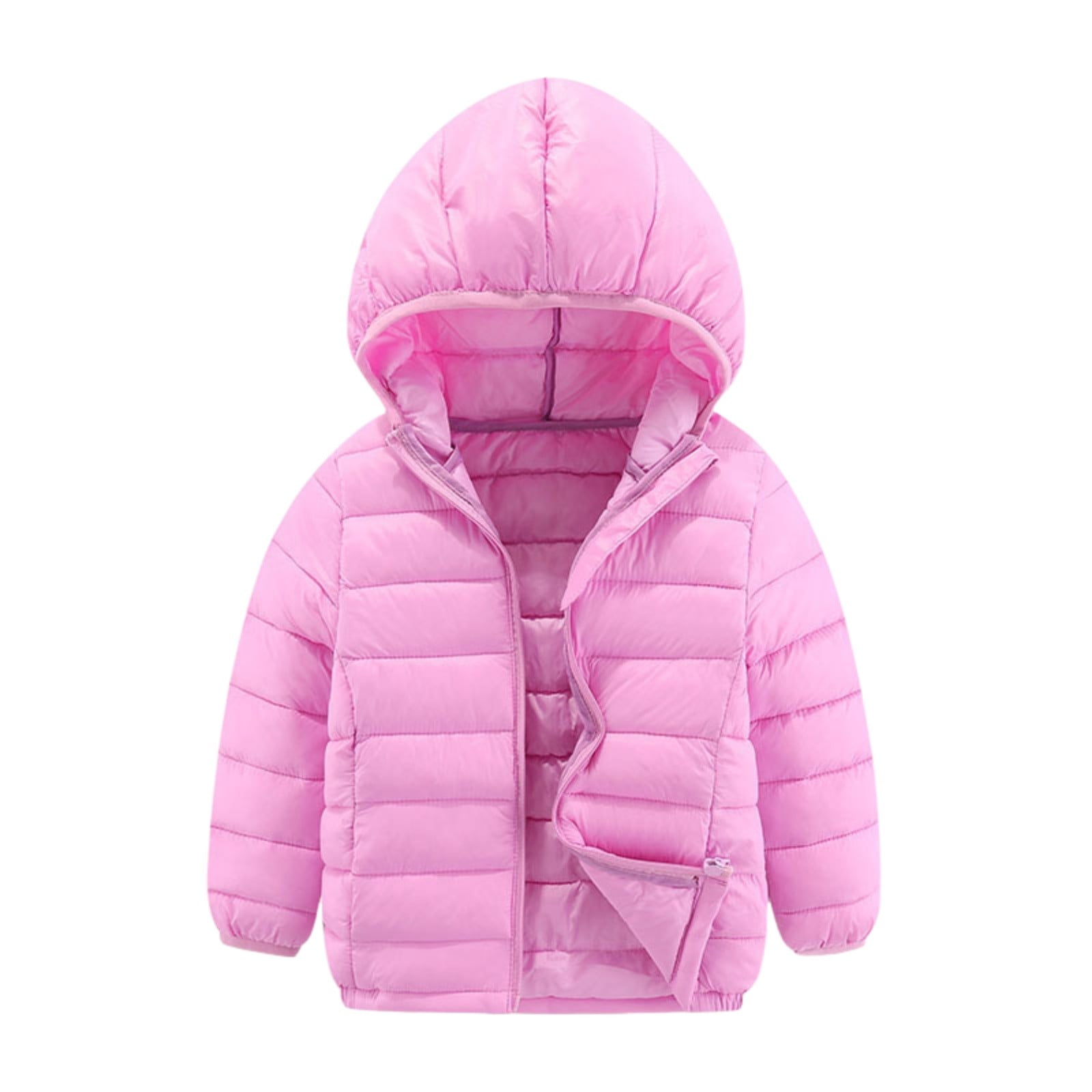 EnJoCho Kids Hooded Puffer Jacket for Boys Girls Lightweight Packable ...
