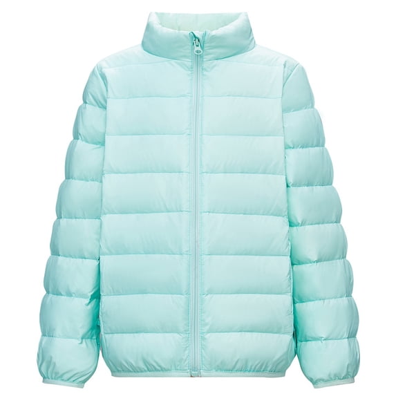 EnJoCho Kids Lightweight Puffer Jacket Packable Down Coat Long Sleeve ...