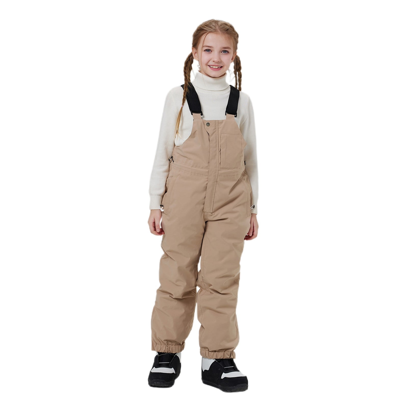 EnJoCho Kids Rain Bib Pants Wind Mud Sno𝗐 𝖶aterproof Suspender Bib ...