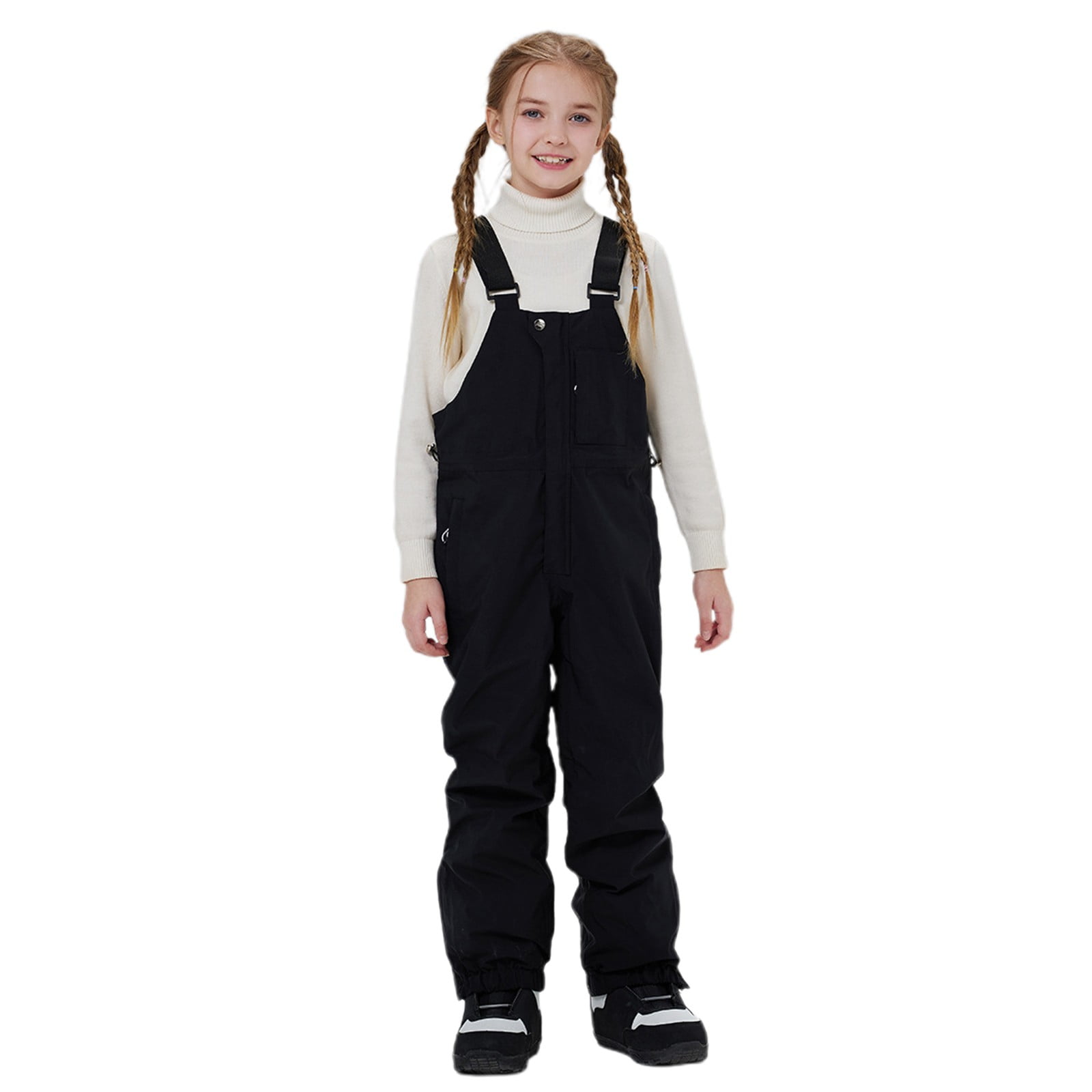 EnJoCho Kids Rain Bib Pants Wind Mud Sno𝗐 𝖶aterproof Suspender Bib ...