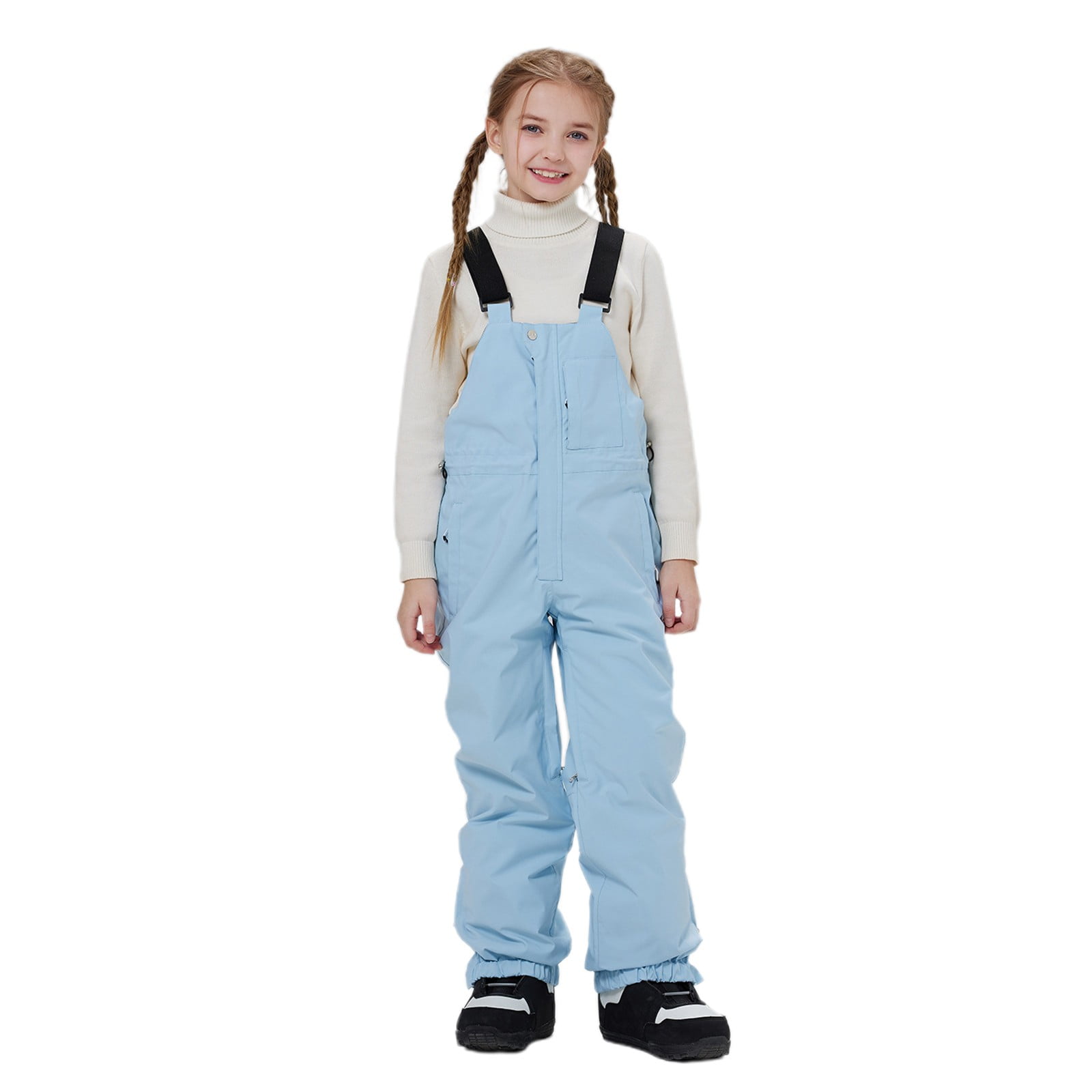 EnJoCho Kids Rain Bib Pants Wind Mud Sno𝗐 𝖶aterproof Suspender Bib ...