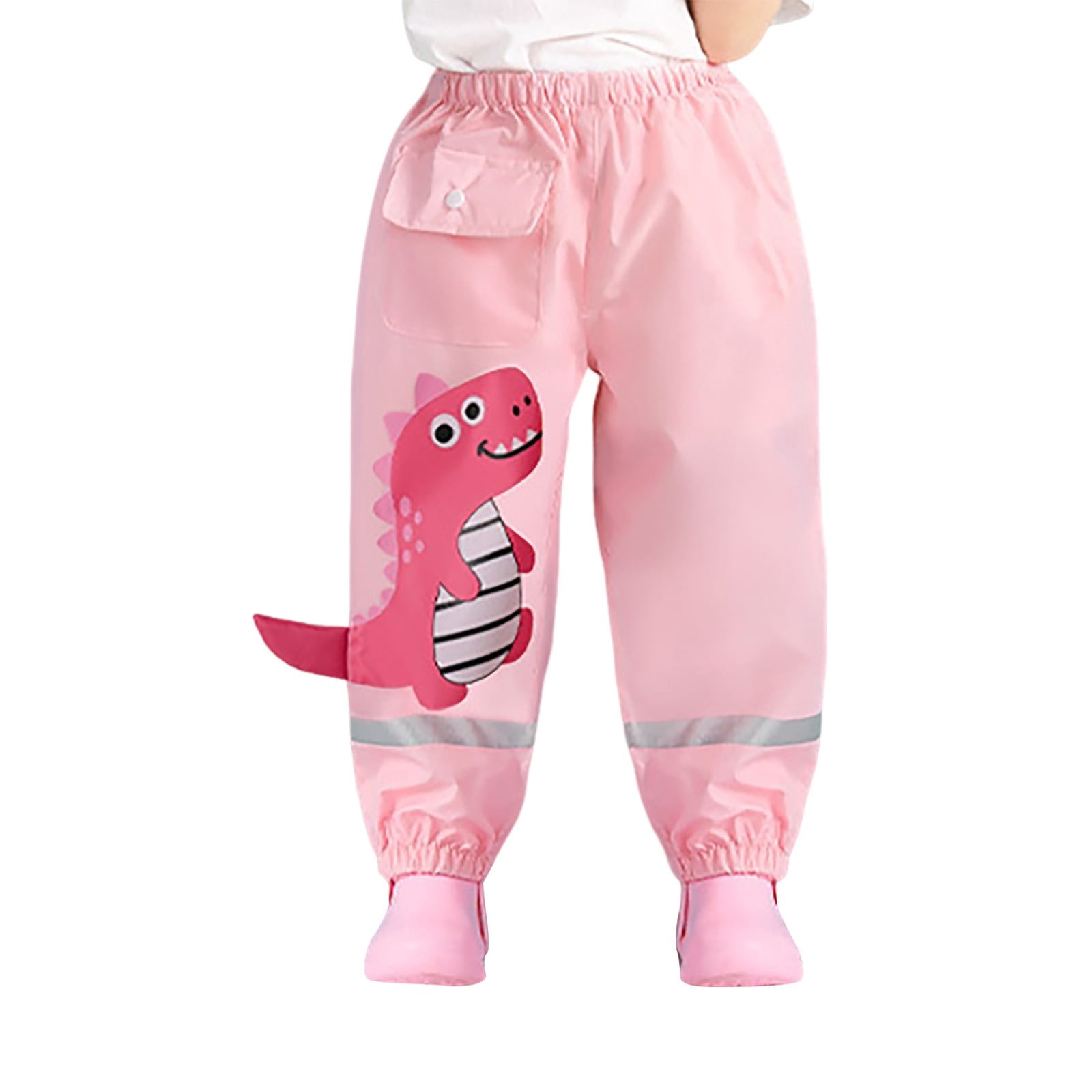EnJoCho Kids Rain Pants Boys Girls 𝖶aterproof Trousers Toddlers Mud ...