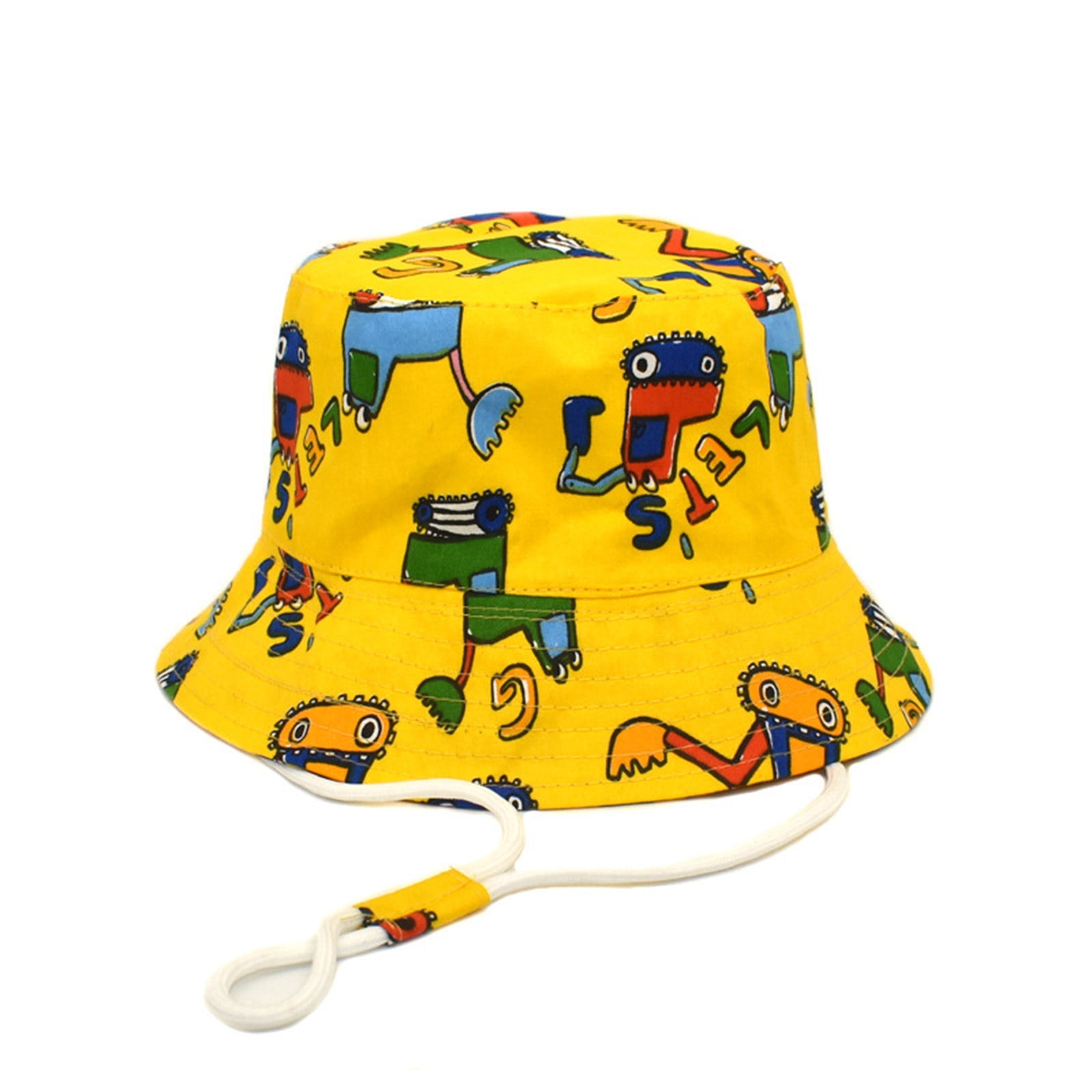 EnJoCho Kids Sun Hats Summer Spring Sun Hat Cute Cartoon Outdoor Beach ...