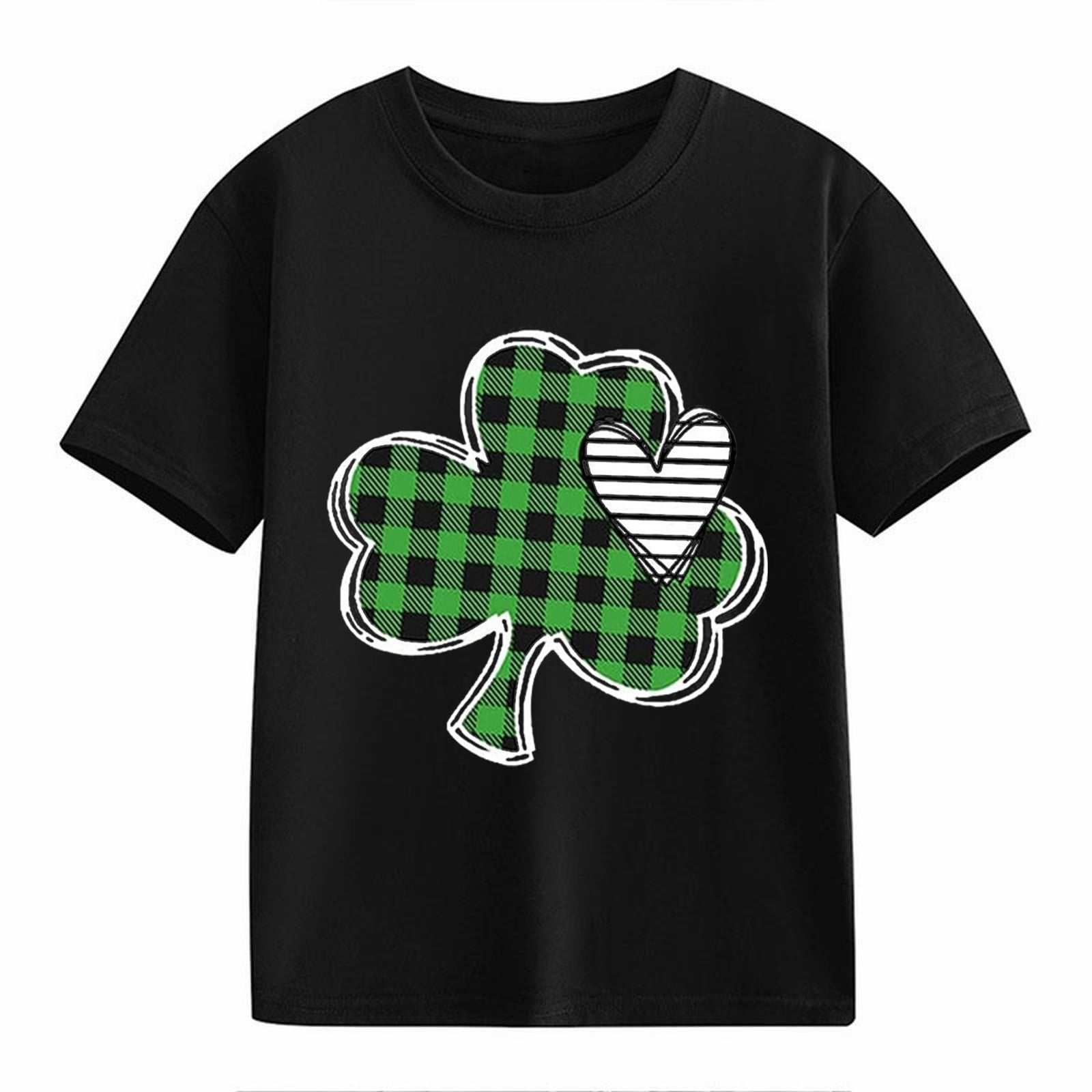 EnJoCho Kids Toddler St Patric𝗄s Day Shirt Boys Girls Short Sleeve ...