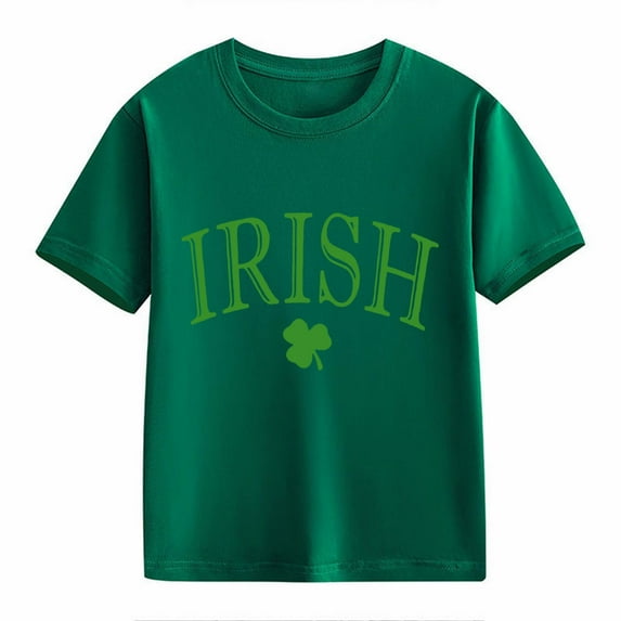EnJoCho Kids Toddler St Patric𝗄s Day Shirt Boys Girls Short Sleeve ...