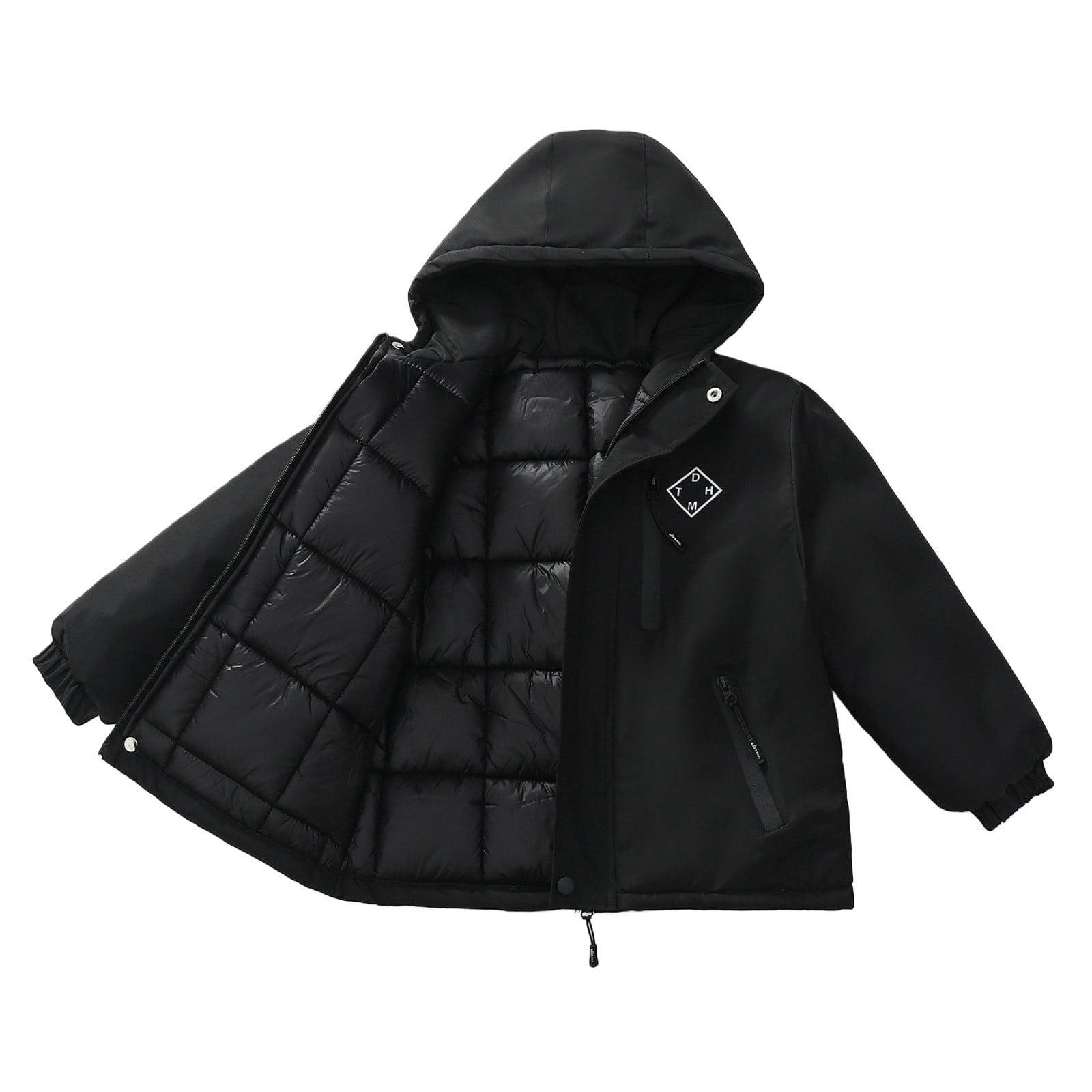EnJoCho Kids Unisex Waterproof Jackets Boys Girls Lightweight Padded ...