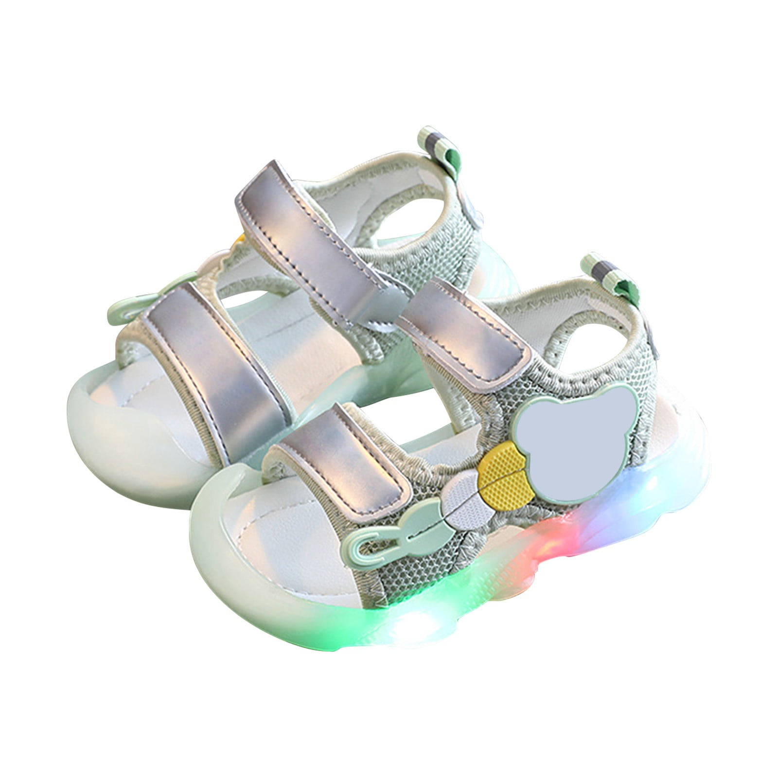 NOKIO LED Light-Up Action Sandals - Glowing Sports Shoes with Cushioned ...
