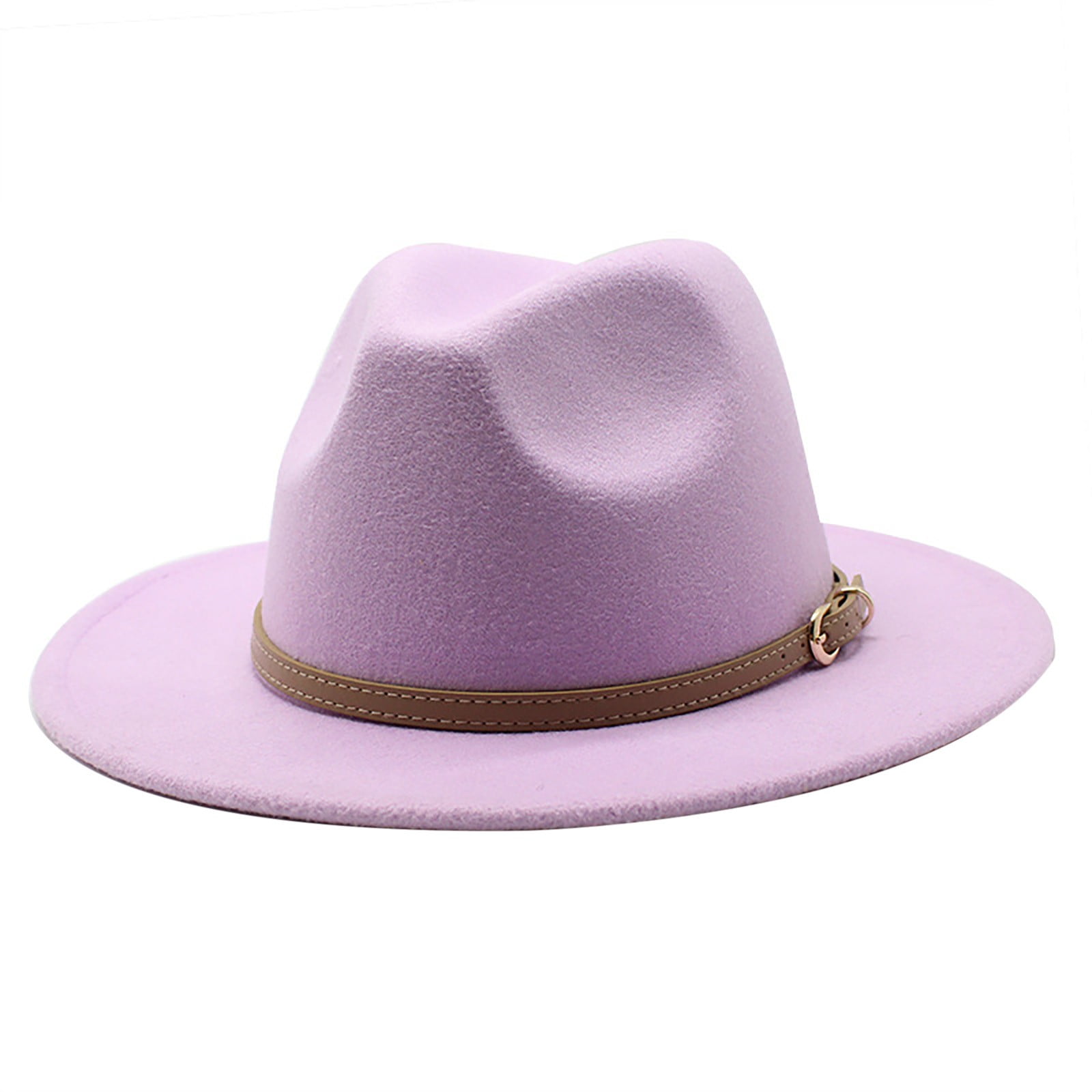 EnJoCho Ladies' Wool Sun Hat With Adjustable Strap, Fashionable Wool ...
