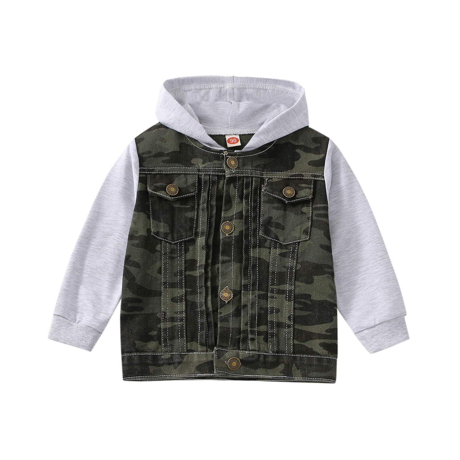 EnJoCho Little Child Overall Toddler Boys Girls Windproof Denim ...