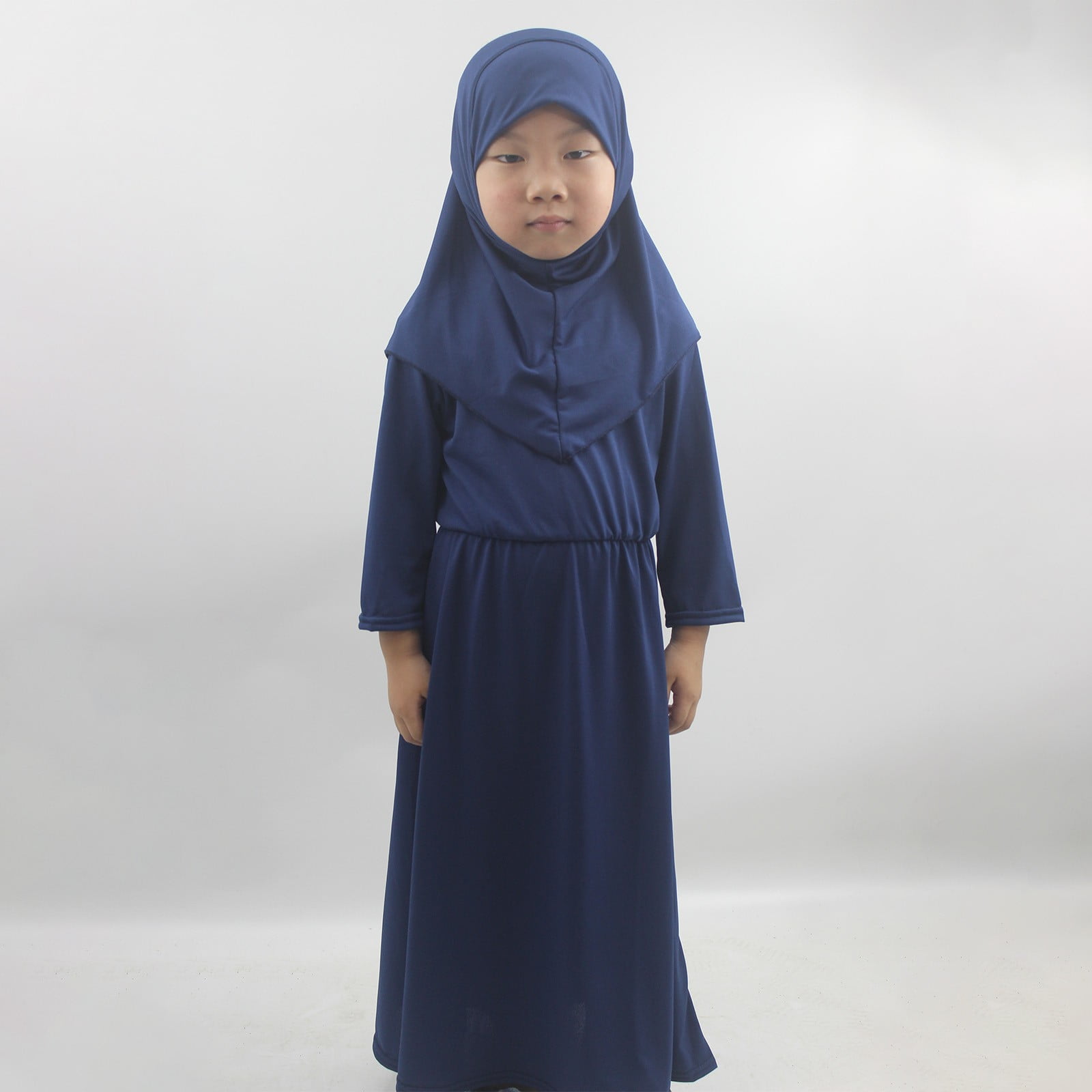 EnJoCho Little Girls Prayer Clothes Musli𝗆 Abaya Dress Hijab Long ...
