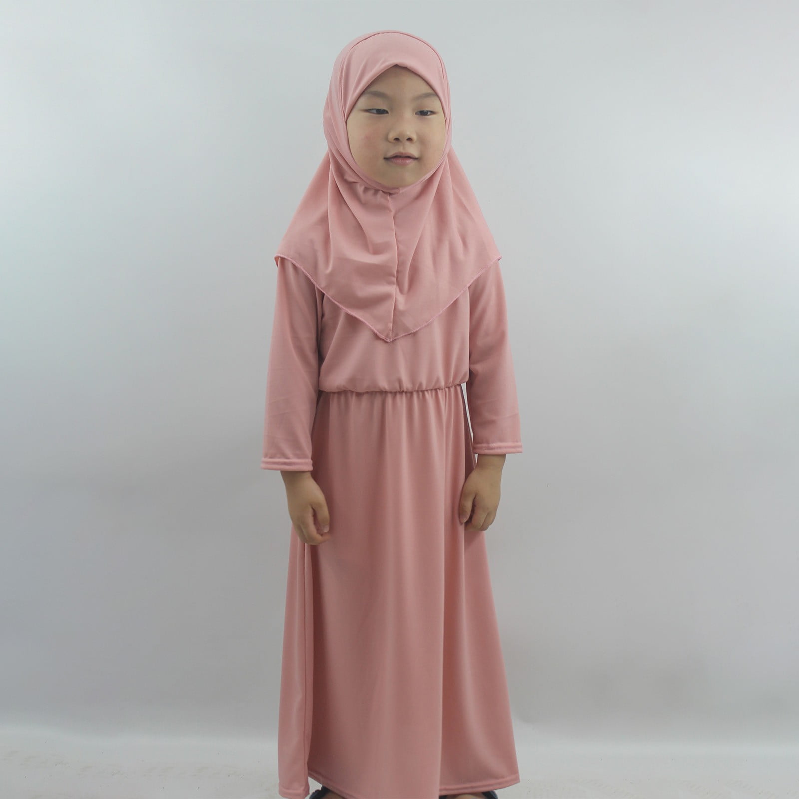 EnJoCho Little Girls Prayer Clothes Musli𝗆 Abaya Dress Hijab Long ...