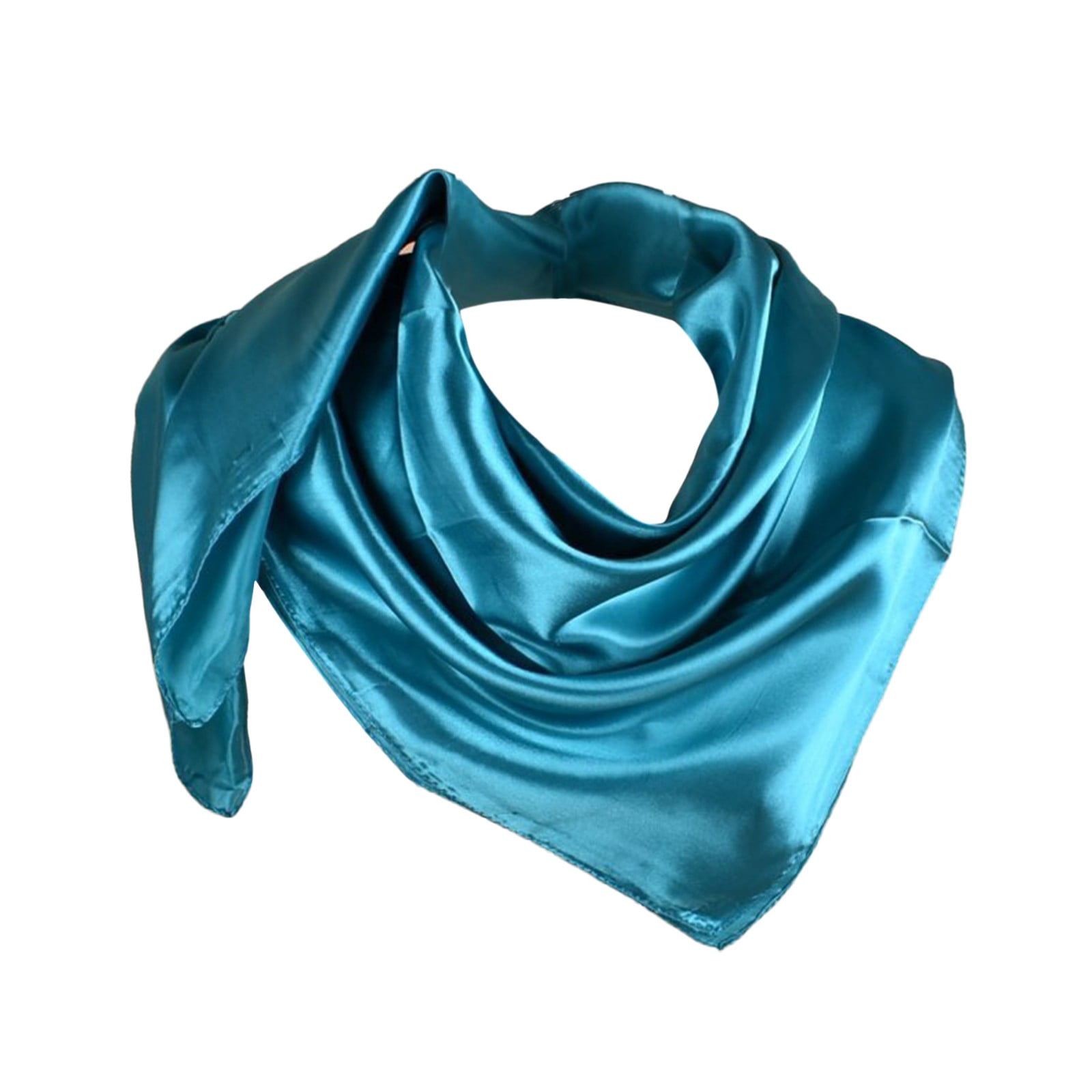 EnJoCho Satin Head Scarf Large Square Scarf Silk Feeling Fashion Hair Wrapping Scarves for Women ...