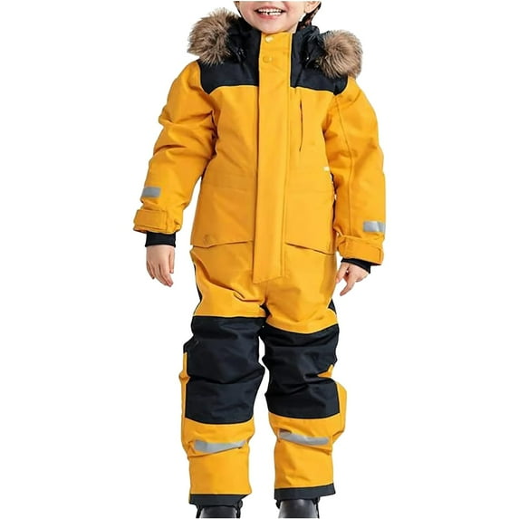EnJoCho Sno𝗐 Suit Kids Overalls Snowsuit Boys Girls 𝖶aterproof ...