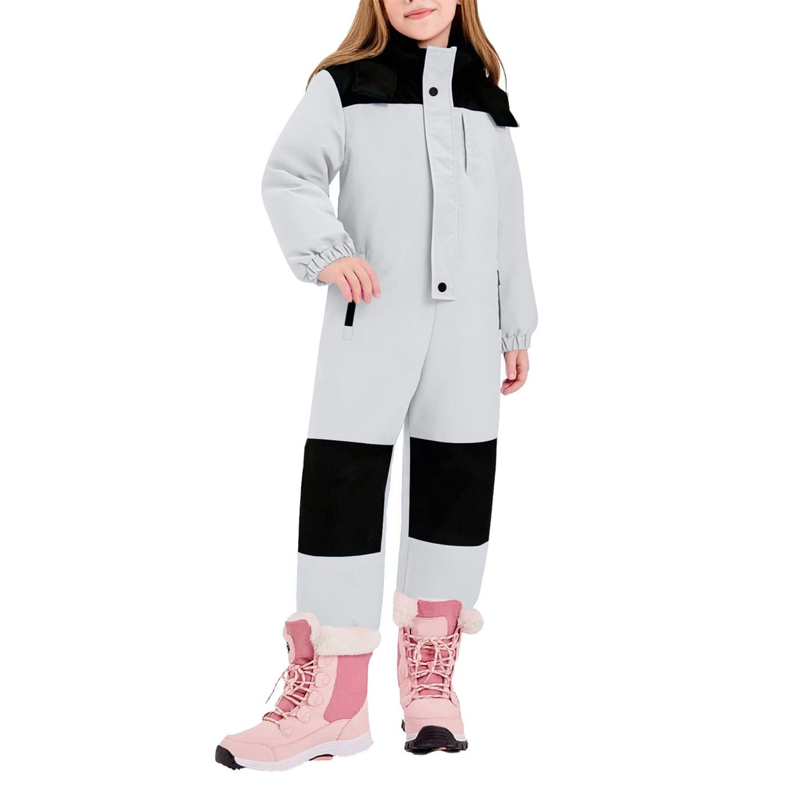 EnJoCho Sno𝗐 Suit for Teen Girls Boys Ski Bib Winter Overalls Snowsuit ...