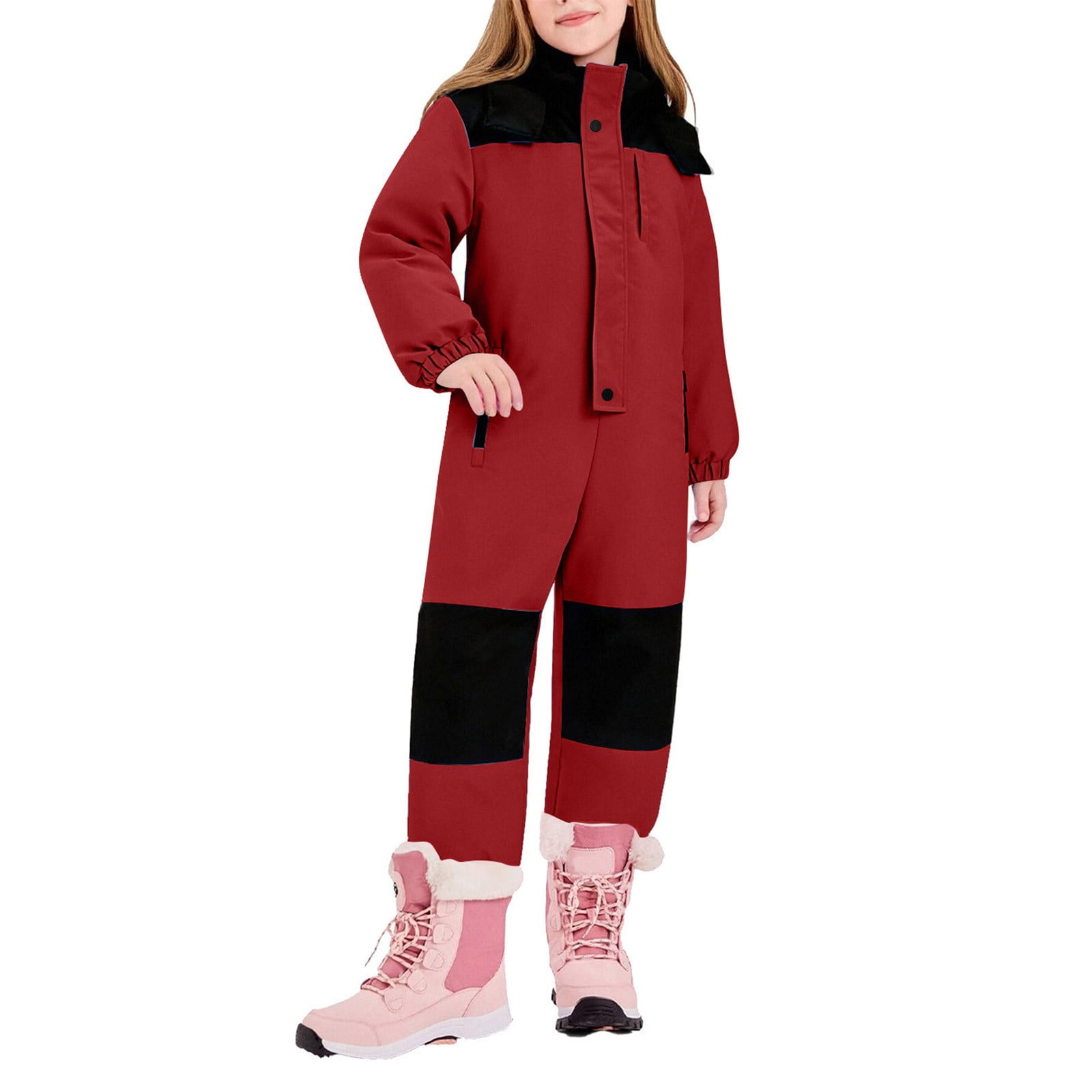 EnJoCho Sno𝗐 Suit for Teen Girls Boys Ski Bib Winter Overalls Snowsuit ...