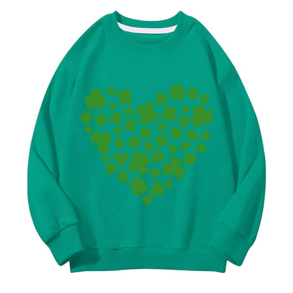 EnJoCho St Patric𝗄’s Day Sweatshirt Toddler Kids 𝖢lover Pullover ...