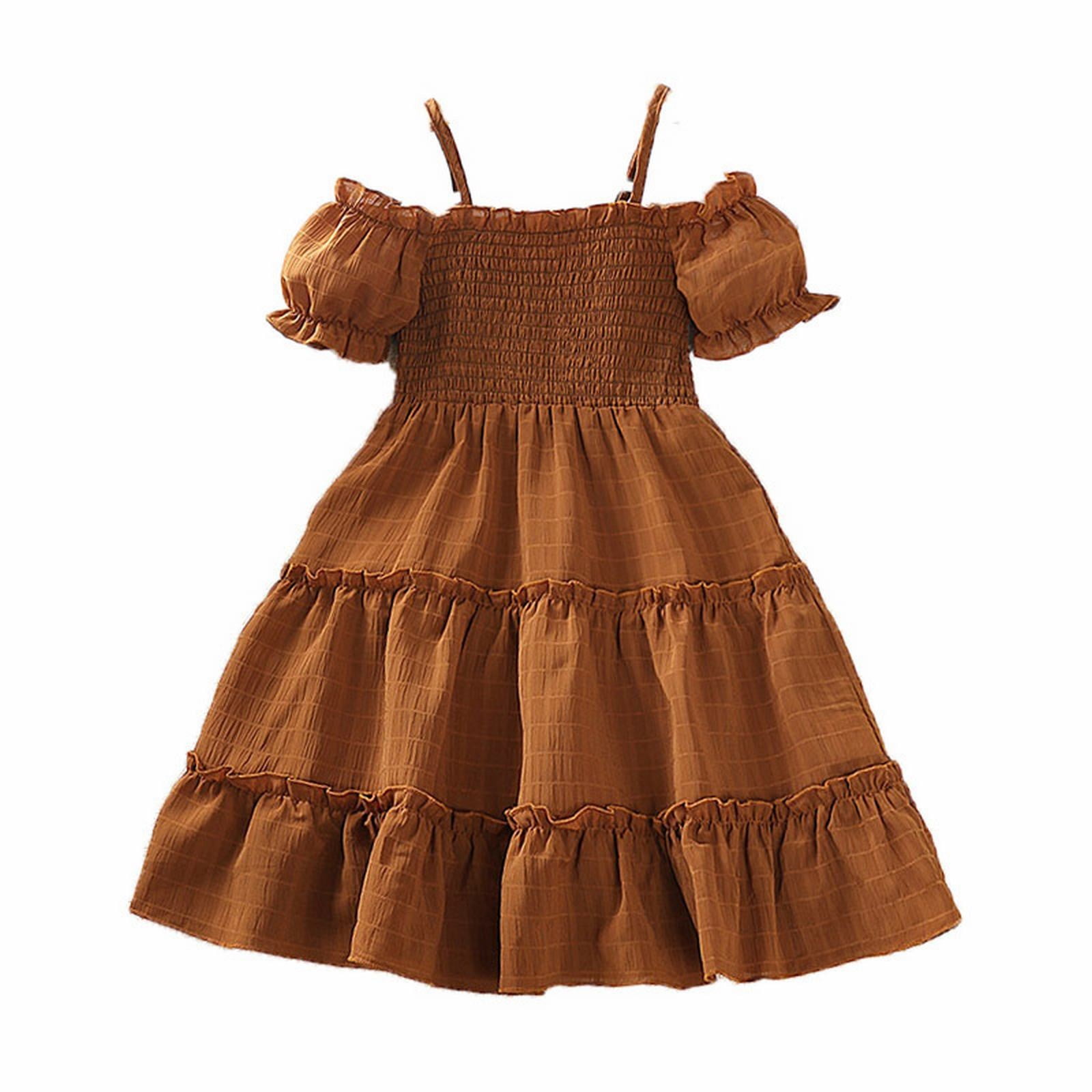 EnJoCho Summer Dress foreign Style Sling Short Sleeved Princess Dress ...