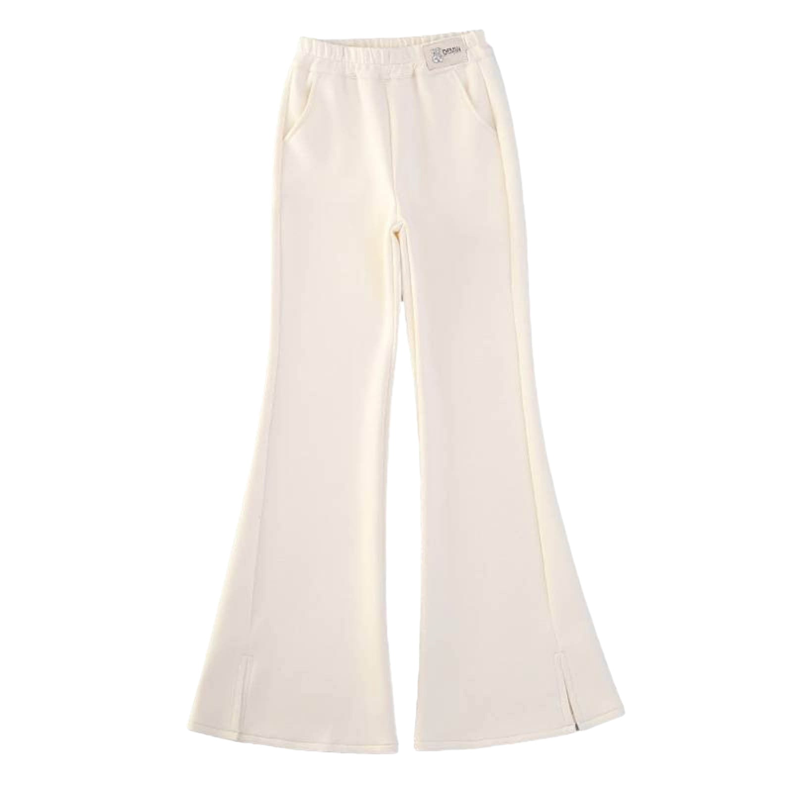 EnJoCho Teen Girls Kids Flare Jeans Vintag𝖾 Straight Wide Leg Bell ...