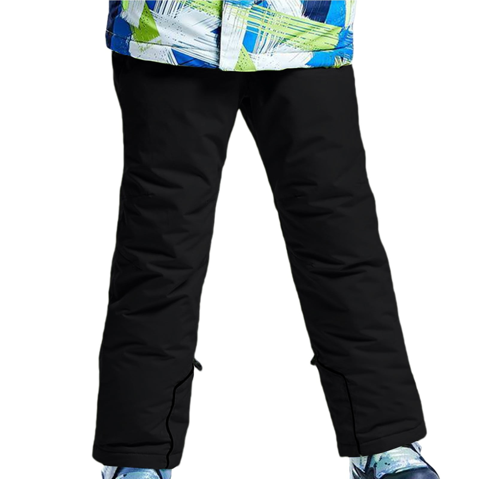 EnJoCho Teens Boys Girls Winter Ski Pants Kids Padded Thermal Overalls ...