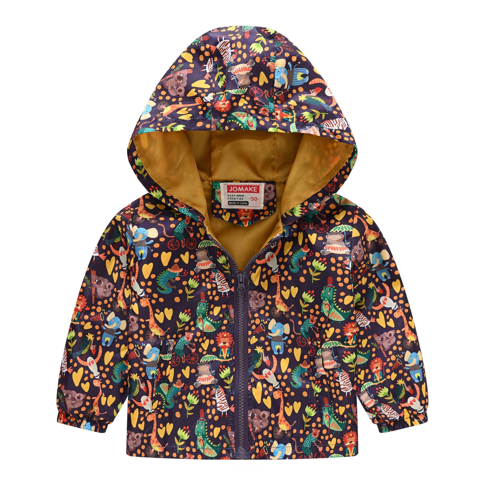 EnJoCho Toddler Baby Spring Jacket Girls Boys Cute Carton Windbreaker ...