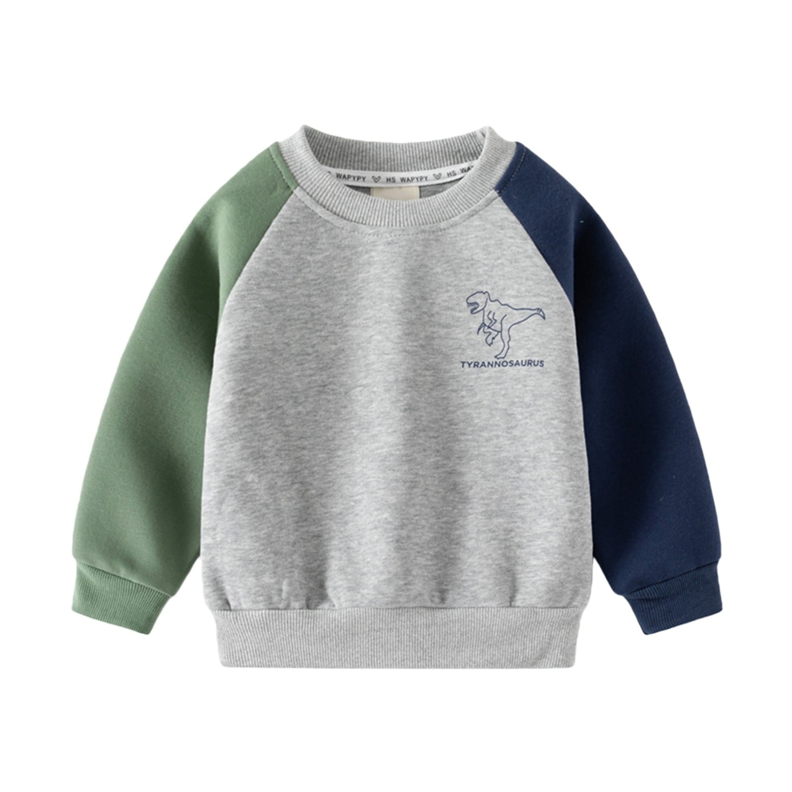 EnJoCho Toddler Baby 𝖳racksuits Color 𝖡lock Long Sleeve Sweatshirt Tops ...