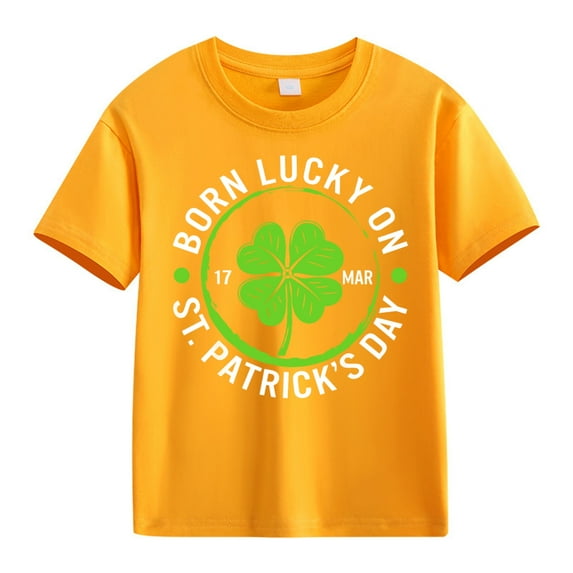 EnJoCho Toddler Boy Girl Kids St Patric𝗄s Day Shirts Short Sleeve ...