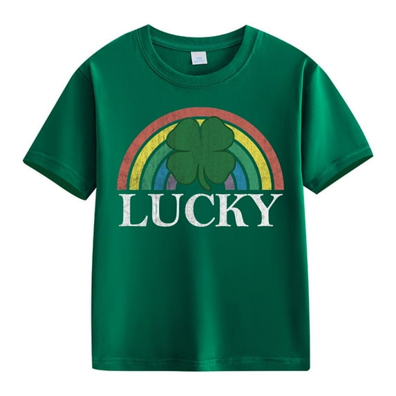 EnJoCho Toddler Boy Girl Kids St Patric𝗄s Day Shirts Short Sleeve ...