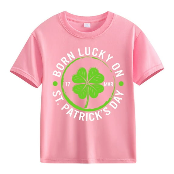 EnJoCho Toddler Boy Girl Kids St Patric𝗄s Day Shirts Short Sleeve ...