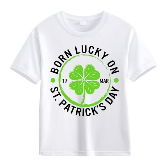 EnJoCho Toddler Boy Girl Kids St Patric𝗄s Day Shirts Short Sleeve ...