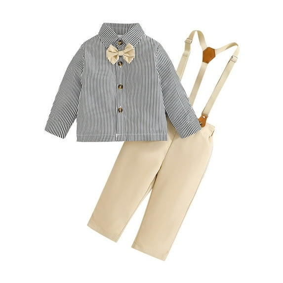 EnJoCho Toddler Boy Suit Baby Boys Wedding Dress Outfit Formal ...